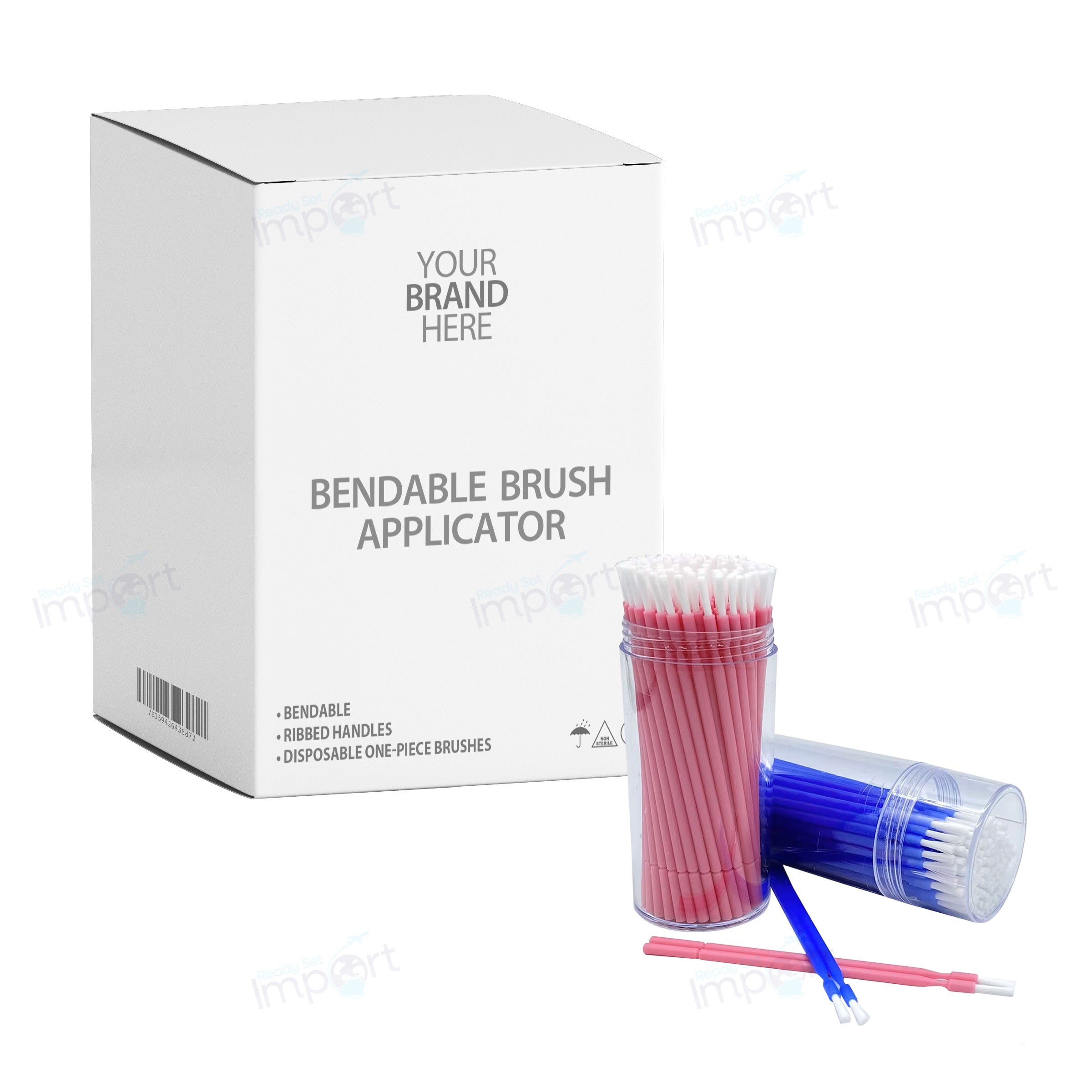 Bendable Brush Applicator – Ready . Set . Import