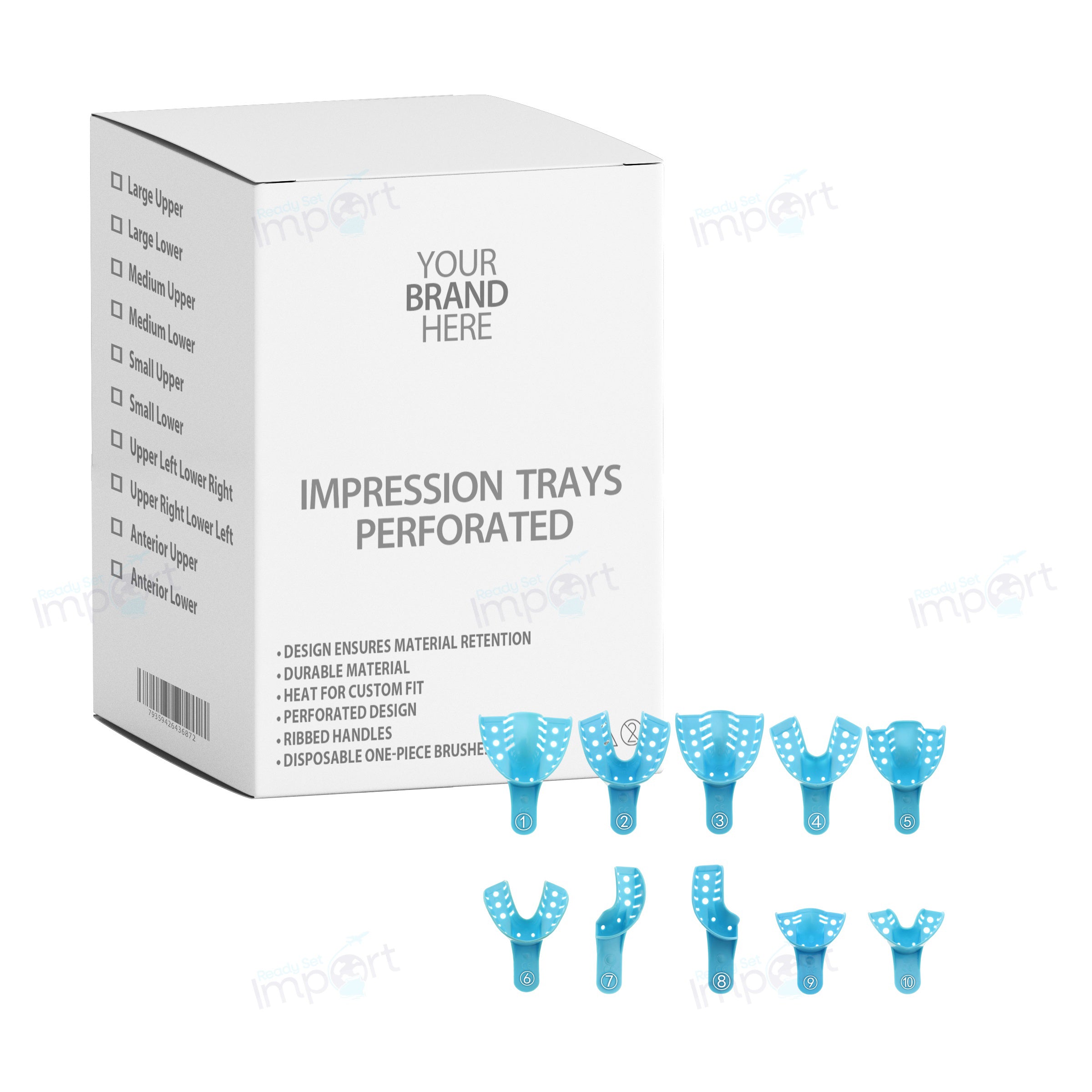 Impression Trays – Ready . Set . Import
