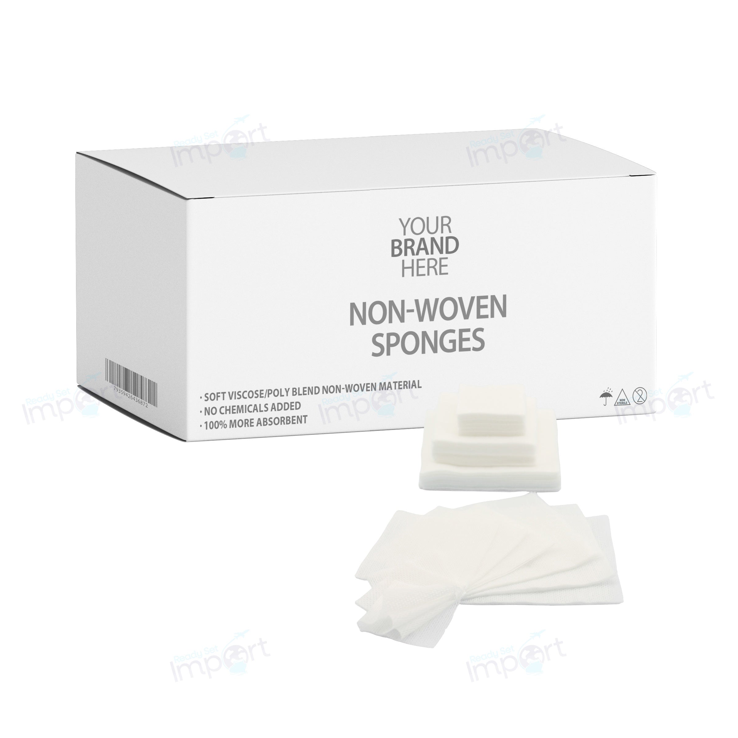Non Woven Sponges – Ready . Set . Import